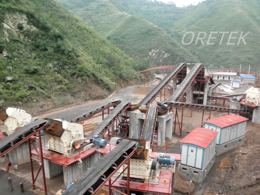 Limestone crushing production line equipment configuration and process flow